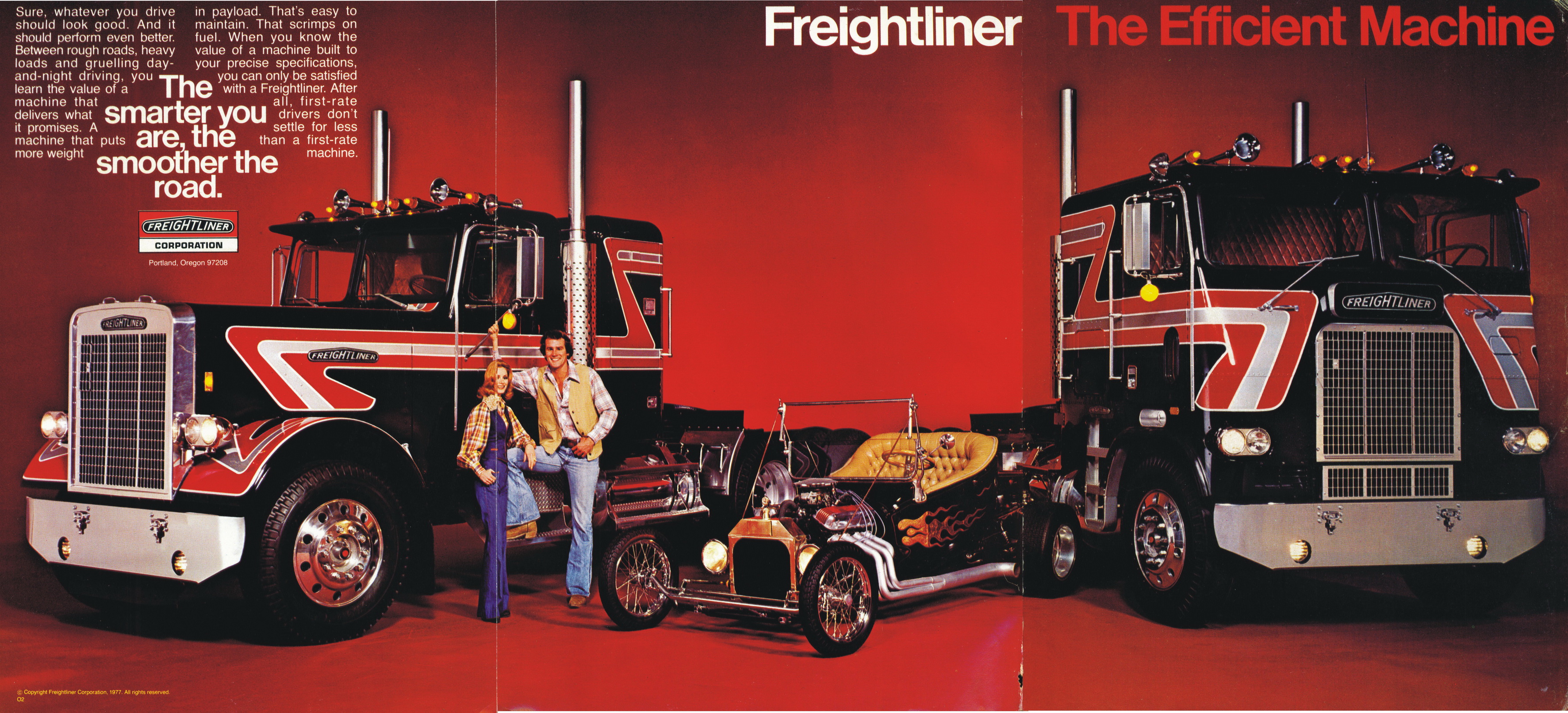 Photo: April 1977 Freightliner Ad | 04 Overdrive Magazine April 1977 ...