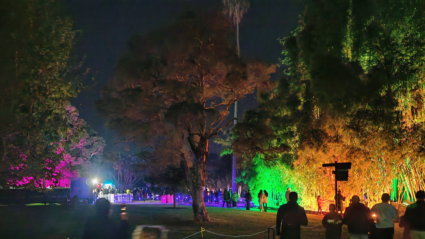 Photo: 2023 06 10 25 Vivid Sydney Lightscape in the Botanical Gardens ...